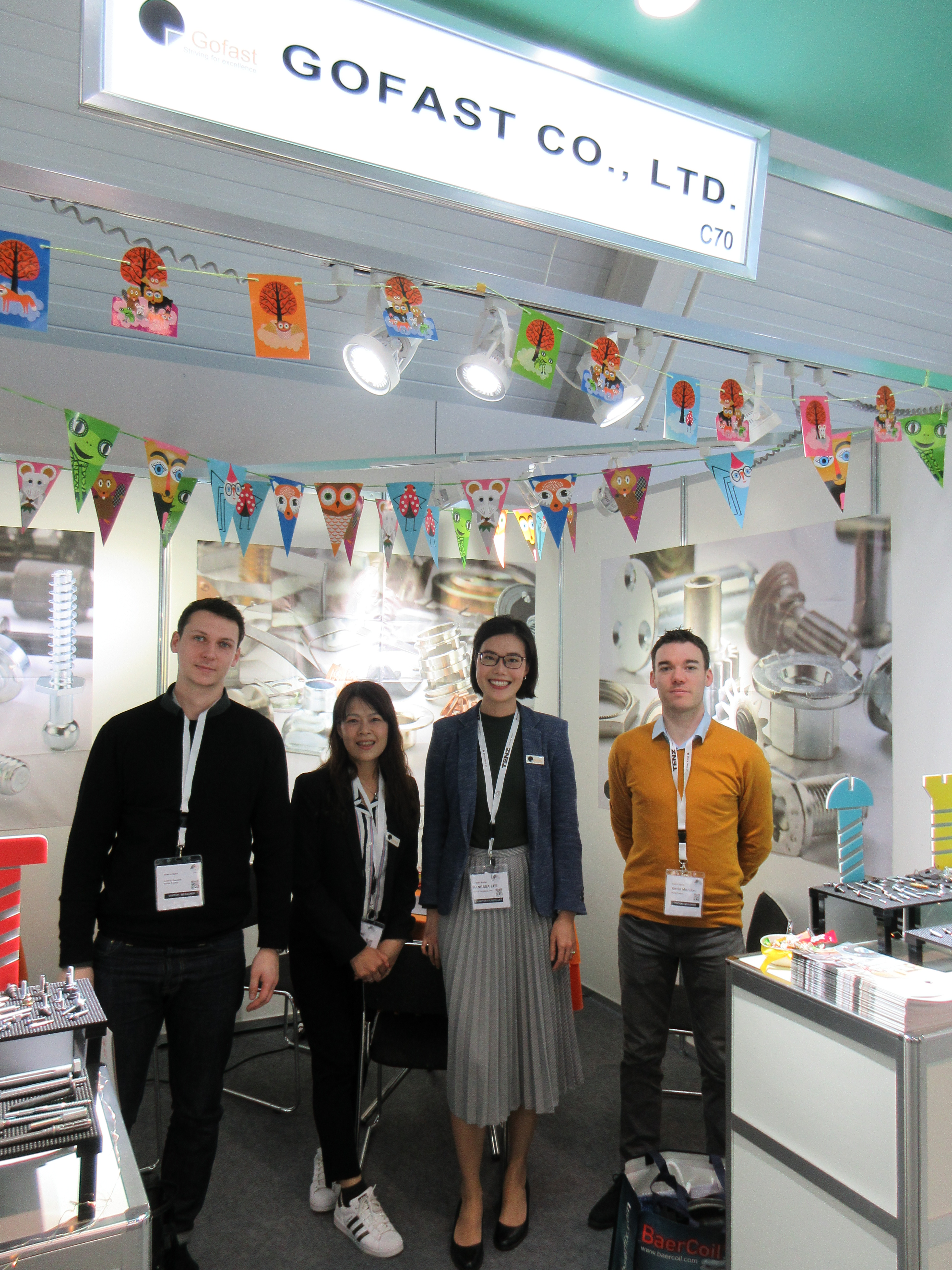 2019 Mar. 19-21 Stuttgart Fastener Fair (Gofast Booth #70, Hall 1)